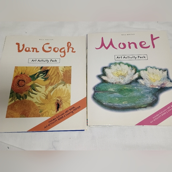Other | Van Gogh And Monet Art Activity Pack By Mila Boutan | Poshmark